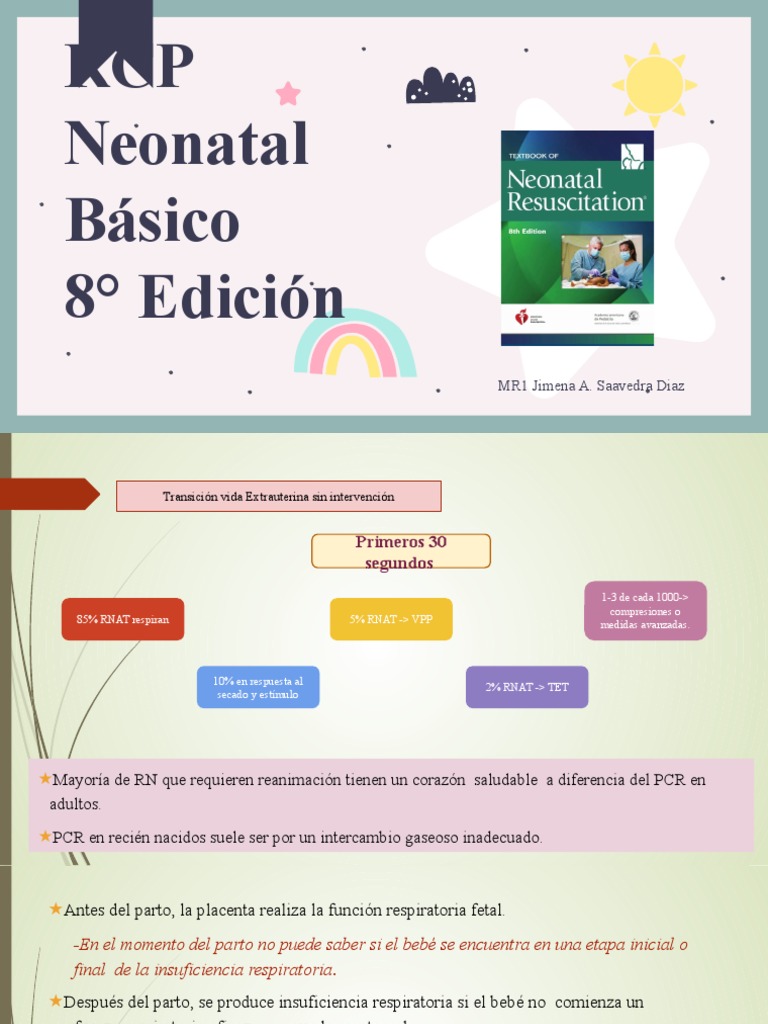 RCP Básico Neonatal | PDF | Reanimación cardiopulmonar | Parto