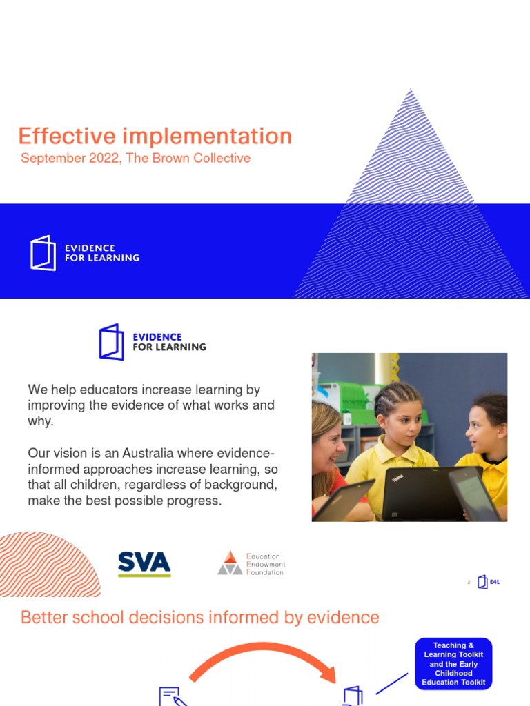 Effective Implementation Sept 2022 | PDF | Educational Assessment ...