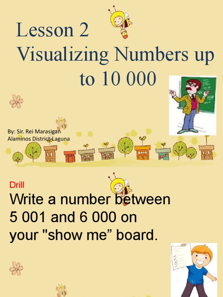Lesson 2 - Visualizing Numbers Up To 10,000 | PDF | Communication ...