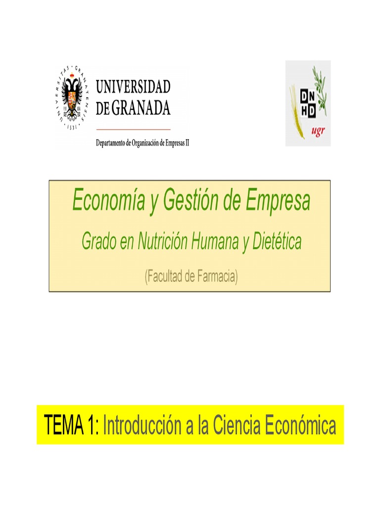 Tema 01 - Introduccion Ciencia Economica | PDF | Mercado (economía ... Tema 01 - Introduccion Ciencia Economica | PDF | Mercado (economía ...