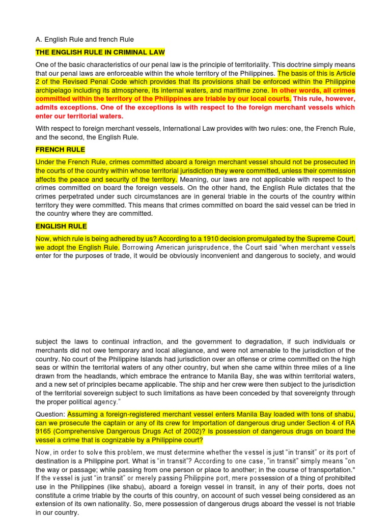 Criminal Law For Prelims | PDF | Crime & Violence | Crimes