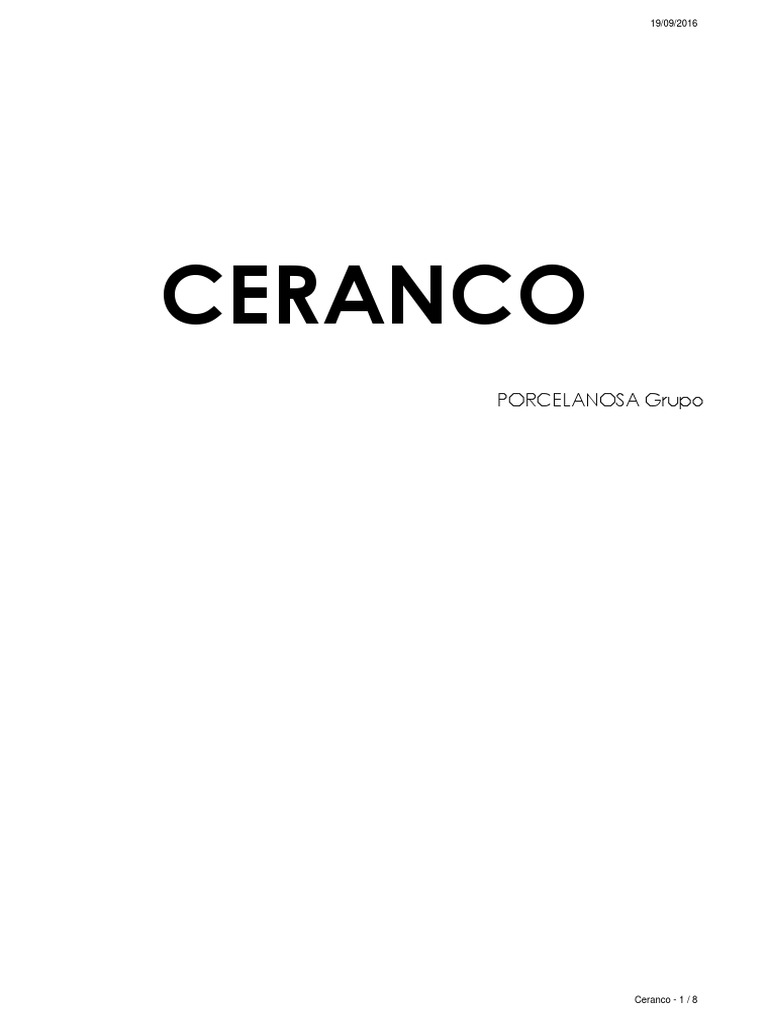 13.09.2016 Catálogo Ceranco | PDF
