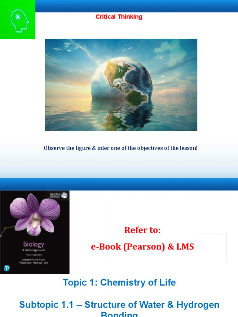 Properties of Water and Hydrogen Bonds | PDF | Ph | Water