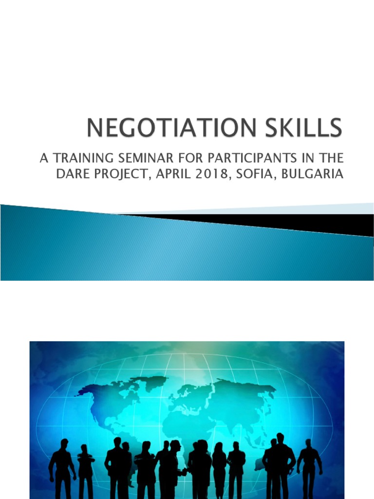 Negotiation Skills | PDF