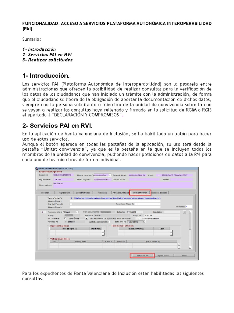 Manual Uso de La Plataforma de Interoperabilidad (Pai) | Descargar ...