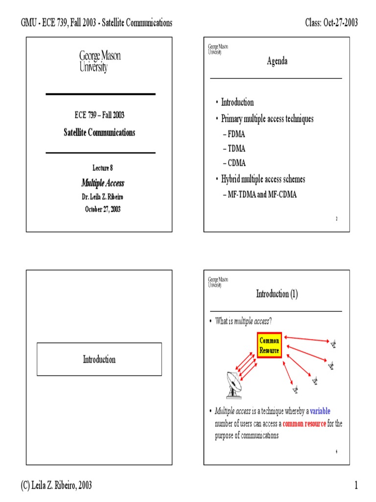 Multipleaccess | PDF | Channel Access Method | Electrical Engineering