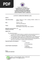 Accomplishment Report GSP | PDF