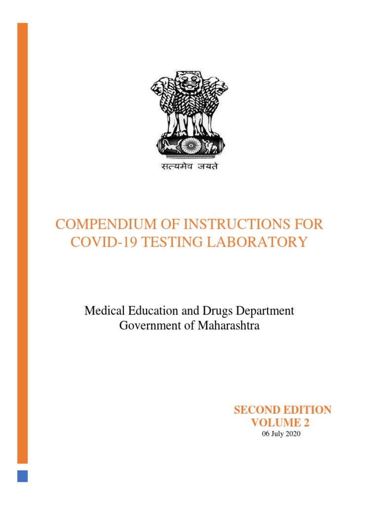 Compendium of Instructions For Covid 19 Testing Laboratory Second ...