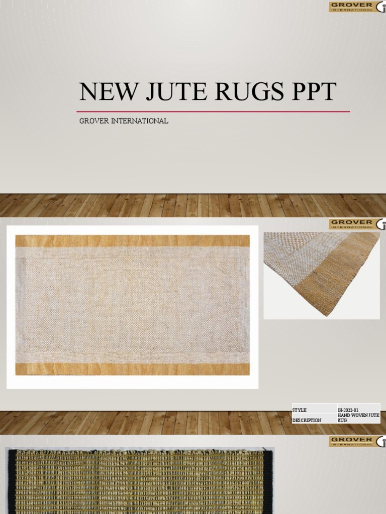 New Jute Rugs | PDF | Biodegradable Materials | Jute