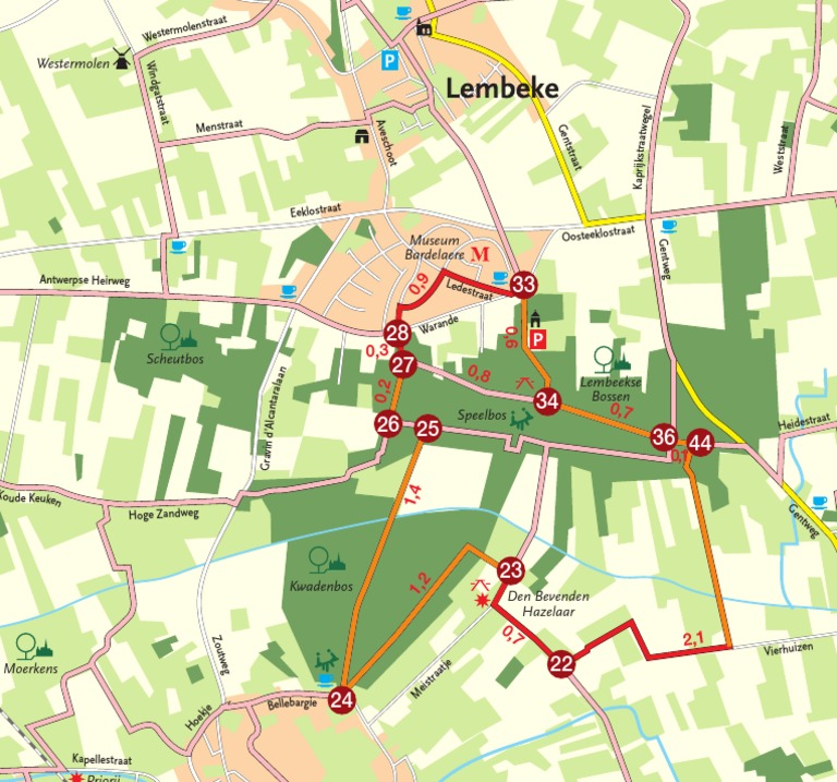 Bos - Lembeekse Bossen Wandelroute - 01 | PDF