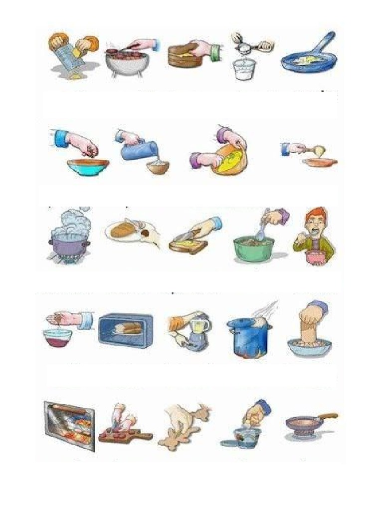 Cooking Verbs Explained | PDF