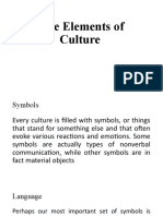 Major Elements of Culture Explained | PDF | Symbols | Rituals