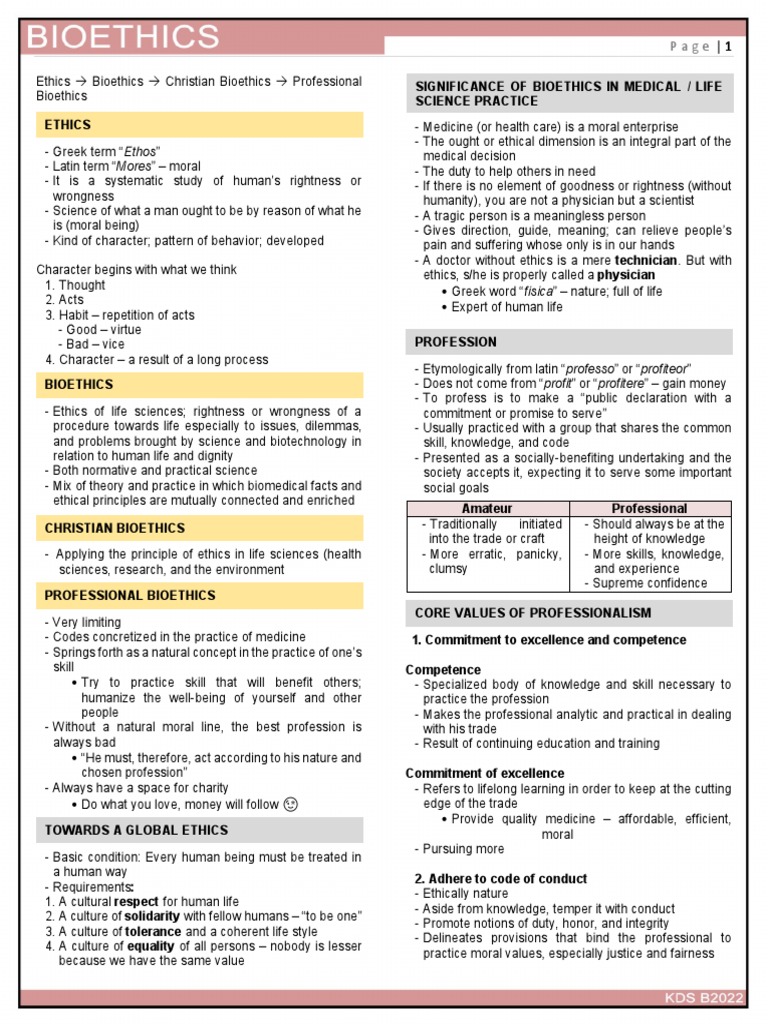 Bioethics | PDF | Organ Donation | Informed Consent