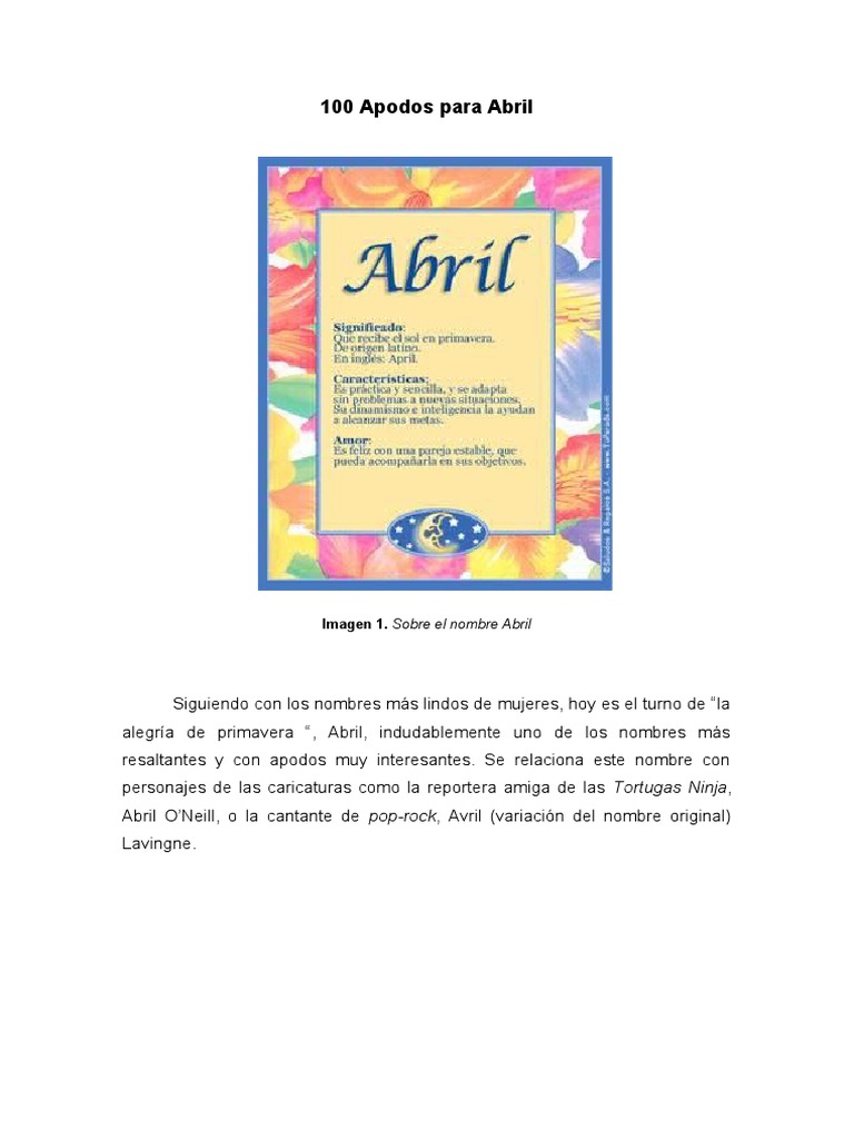 Abril | PDF