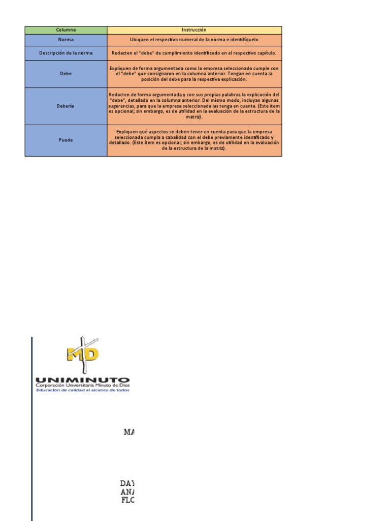 Actividad 6 Matriz Capitulos 8 Al 10 Norma Iso 14001-2015 | PDF | Gestión de la calidad ...