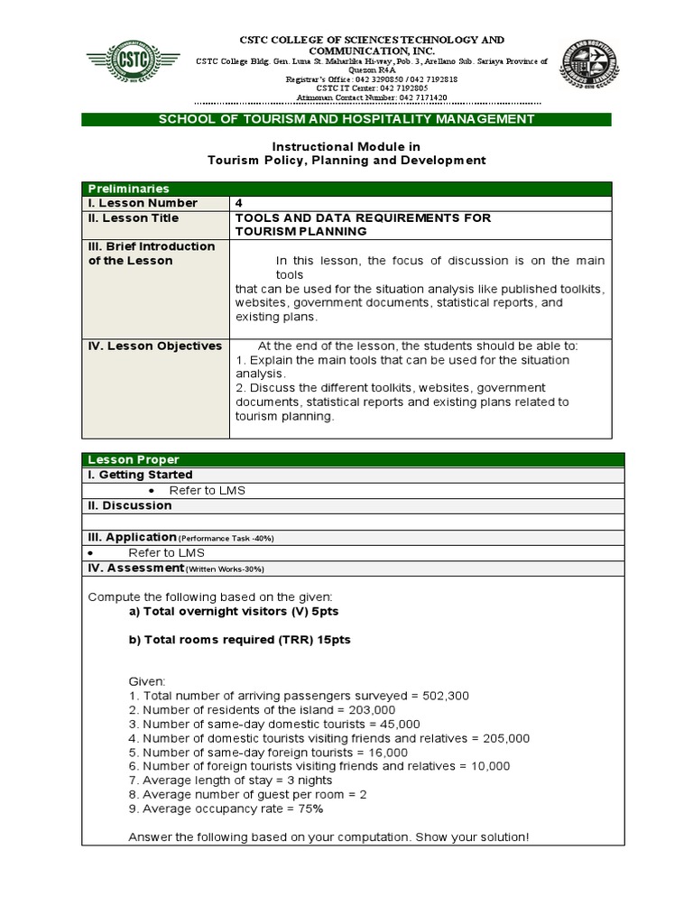 TPC5 Lesson 4 Assessment | PDF
