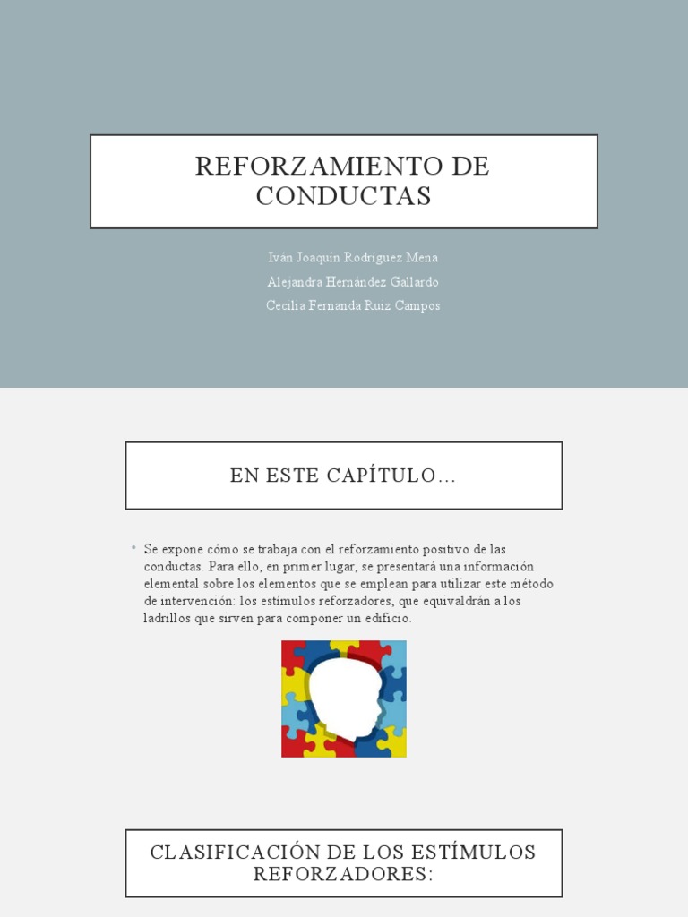 Reforzamiento de Conductas | PDF | Reforzamiento | Comportamiento