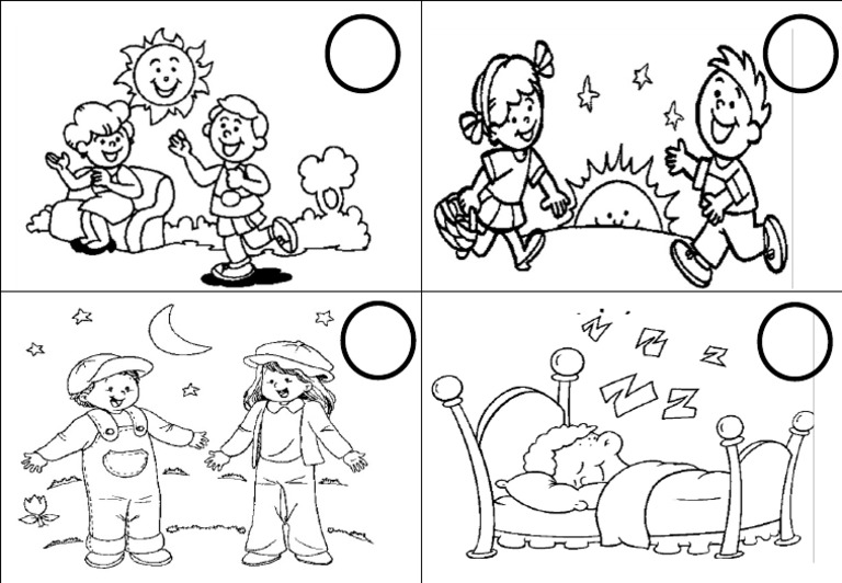 Parts of The Day Pre-K | PDF