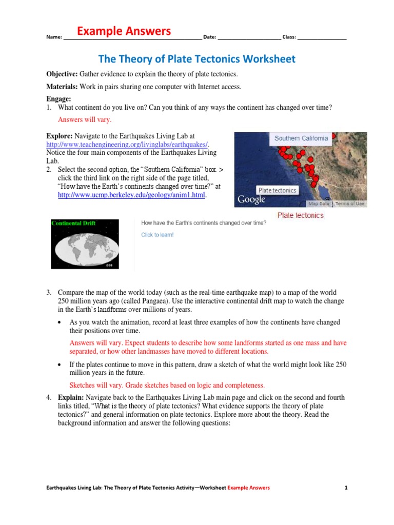 Plate Tectonics Evidence | PDF | Plate Tectonics | Earthquakes