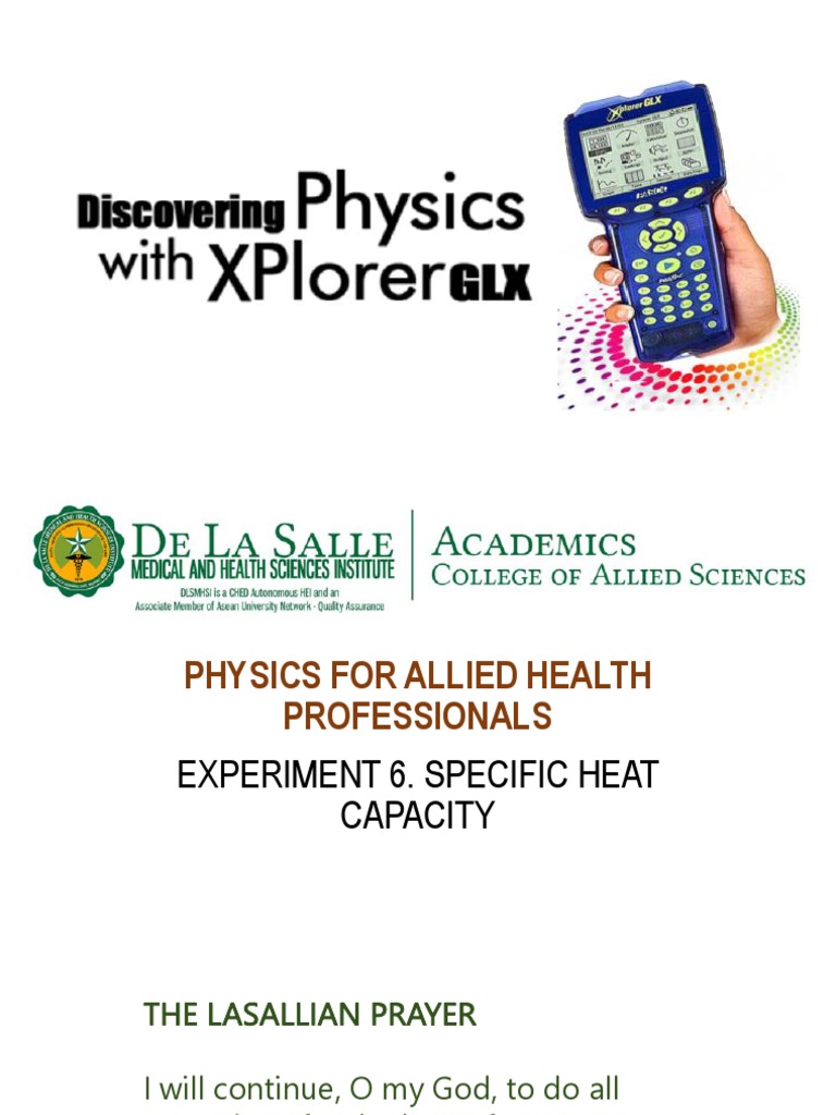 Experiment 6 - Specific Heat Capacity | PDF | Heat | Heat Capacity