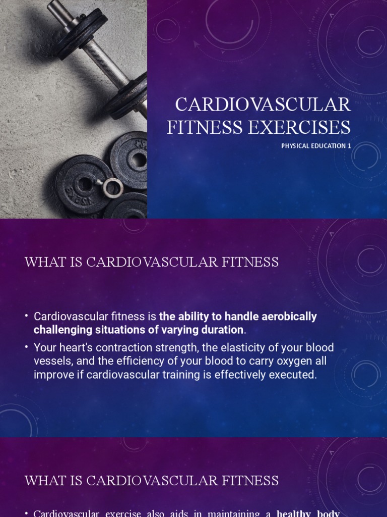 Cardiovascular Fitness Exercises | PDF | Physical Fitness | Aerobic ...