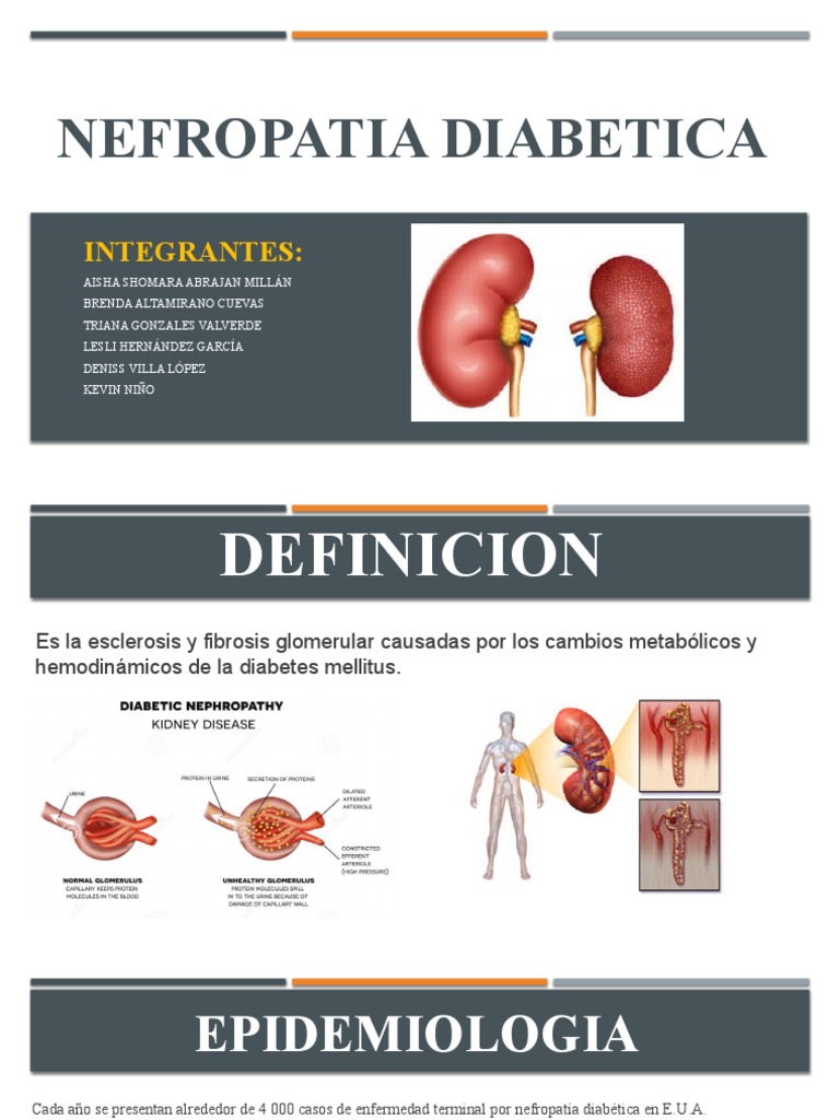 Nefropatia Diabetica Endrocrino | PDF | Diabetes | Riñón