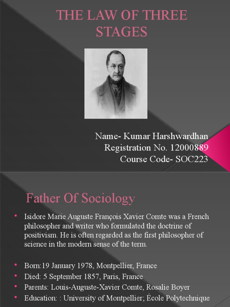 The Law of Three Stages | PDF | Metaphilosophy | Epistemological Theories