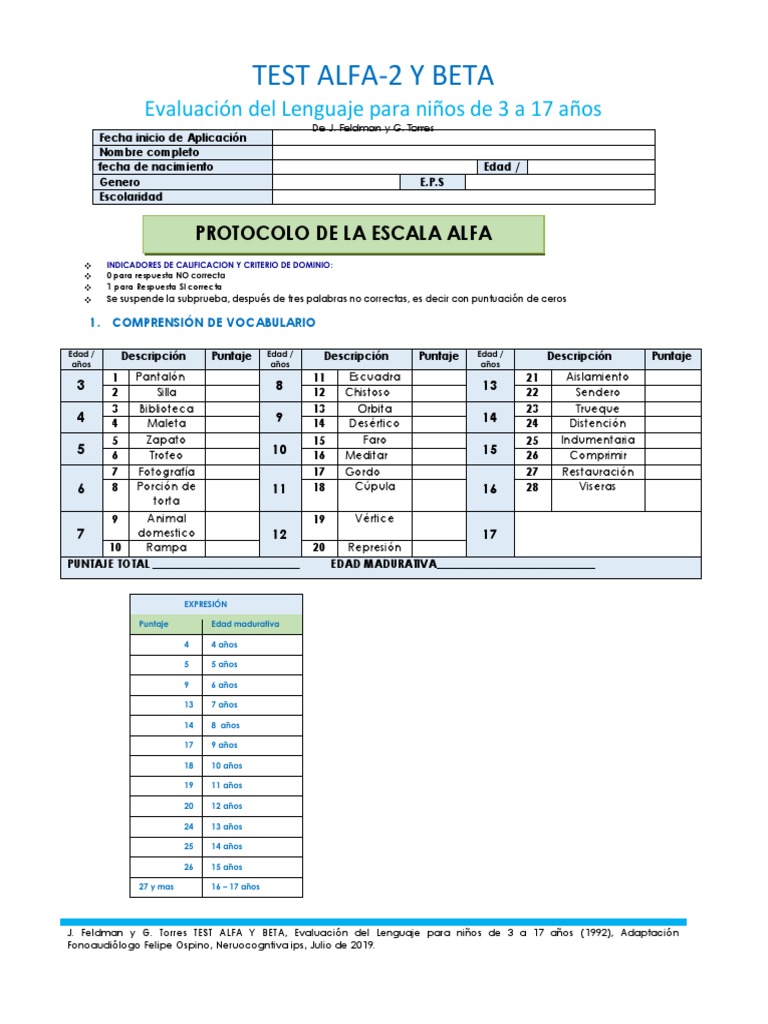 Formato de Registro Alfa y Beta Final | PDF