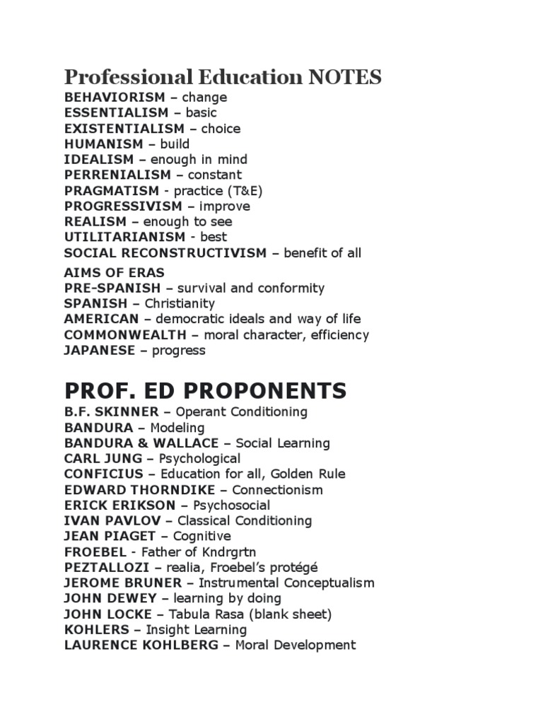 Professional Education NOTES | PDF | Planets | Mariner Program