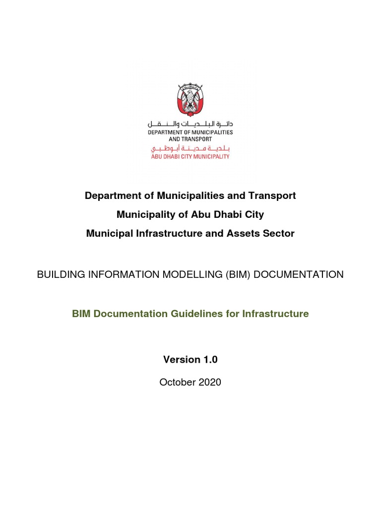 ADM BIM 002documentation Guidelines For Infrastructure Projects | PDF | Building Information ...