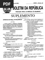 Suplemento: Boletim Da República | PDF | Estado | Jurisdição