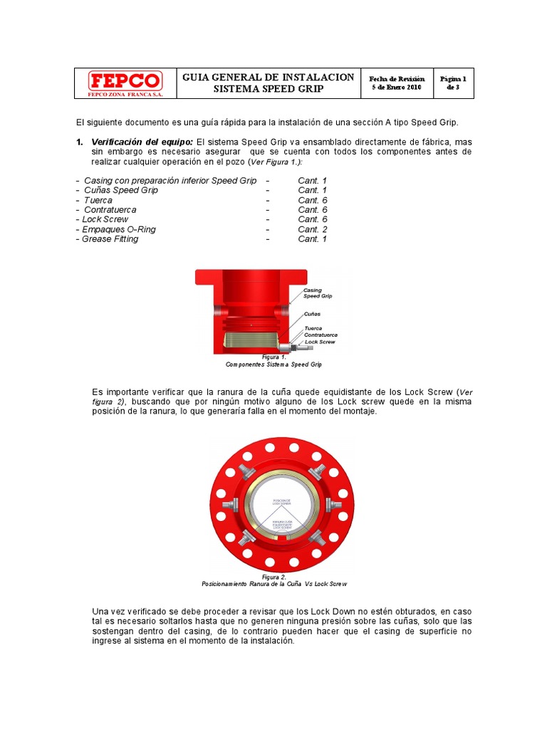 Instalacion Del Speed Grip | PDF