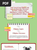 Mga Salitang Rinkonada Bicol | PDF