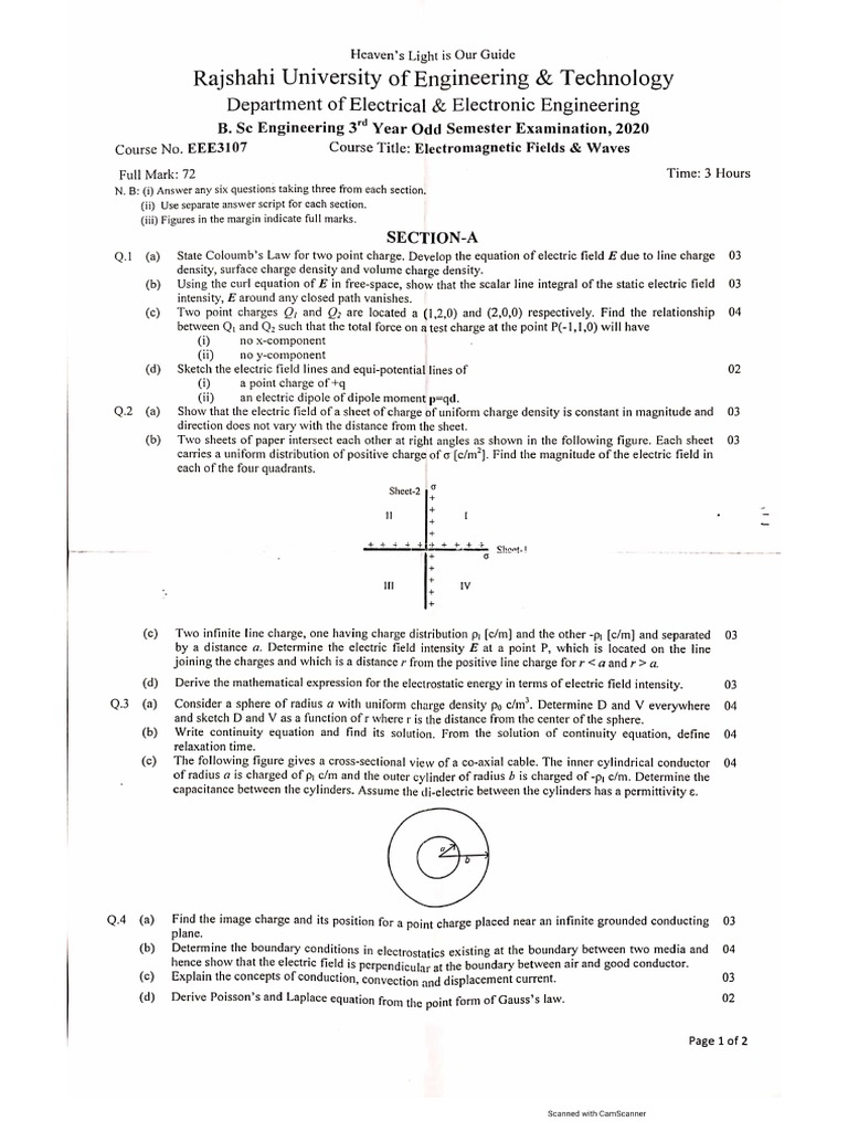 5th Semester Question'20 | PDF