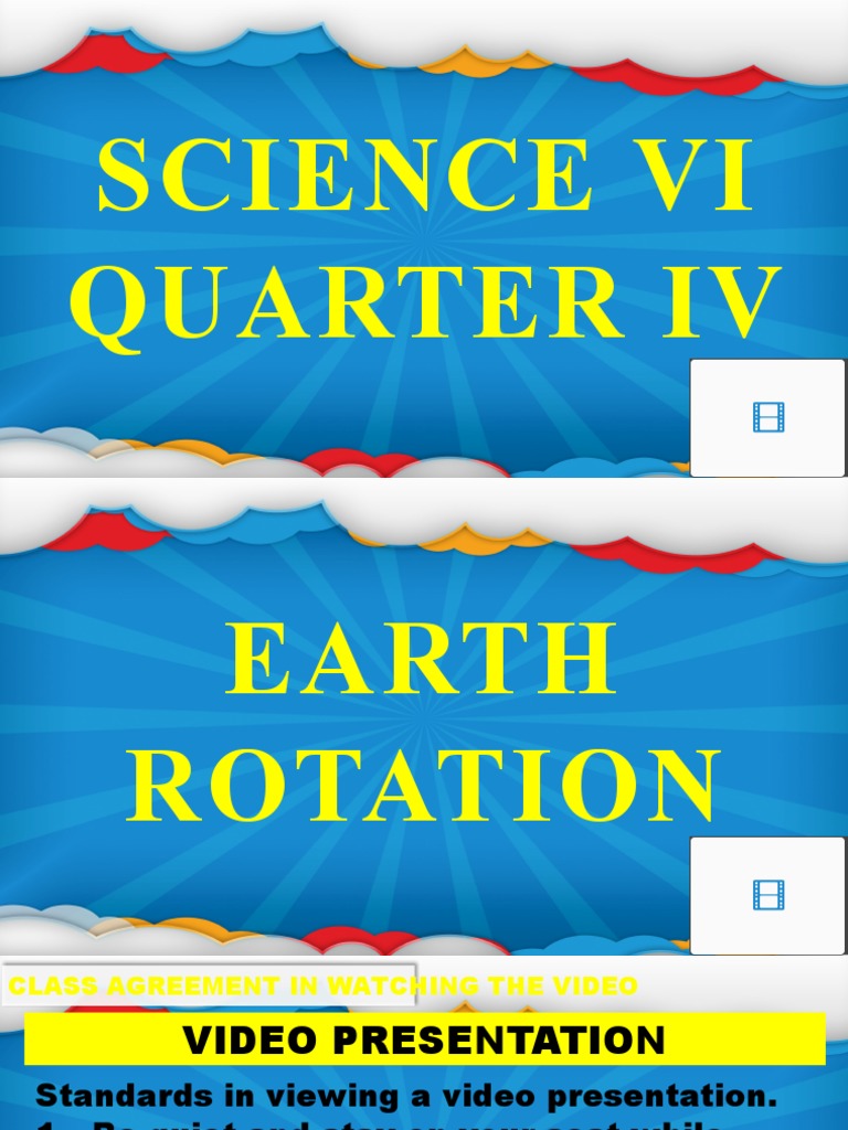 Cot Science Earth Rotation | PDF | Rotation | Earth