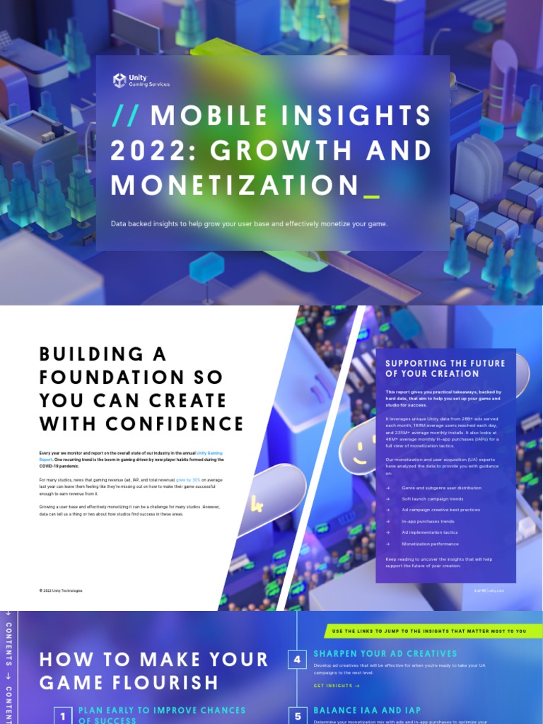 Mobile Insights, Growth and Monetization 2022 | PDF | Gaming | Entertainment