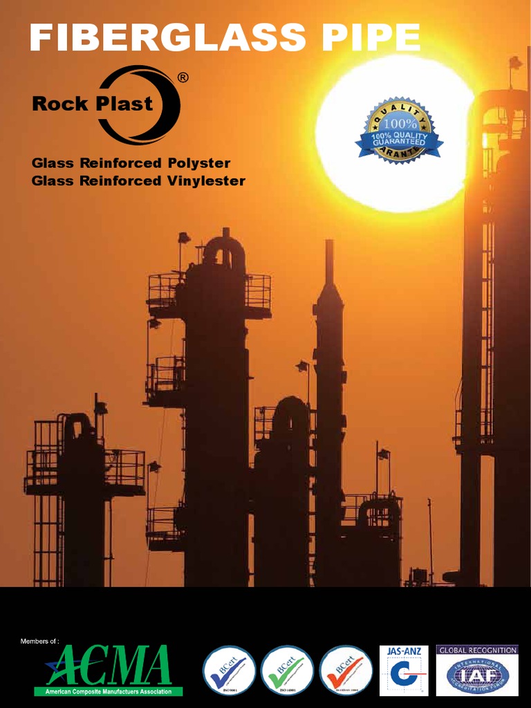 Rock Plast Pipe Brochure | PDF | Fiberglass | Pipe (Fluid Conveyance)