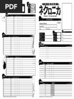 The Expanse RPG Character Sheet | PDF | Weightlessness | Leisure