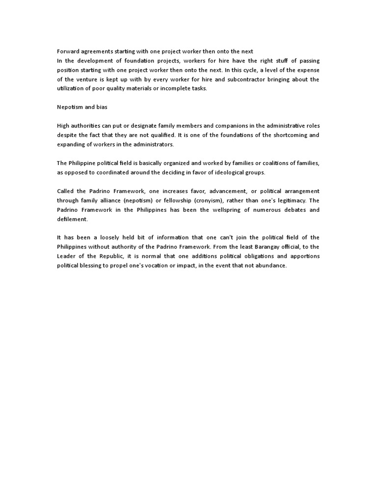 Forward Agreements Starting With One Project Worke | PDF | Social Science