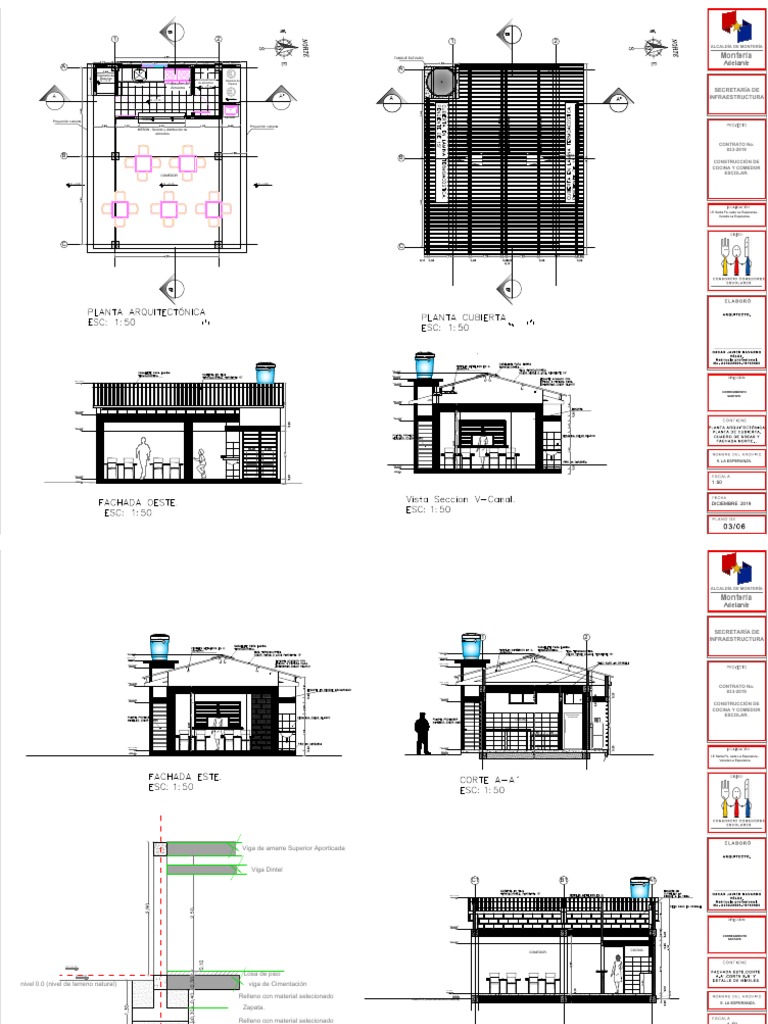 Planos IE La Esperanza | PDF | Diseño arquitectonico | Arquitectura