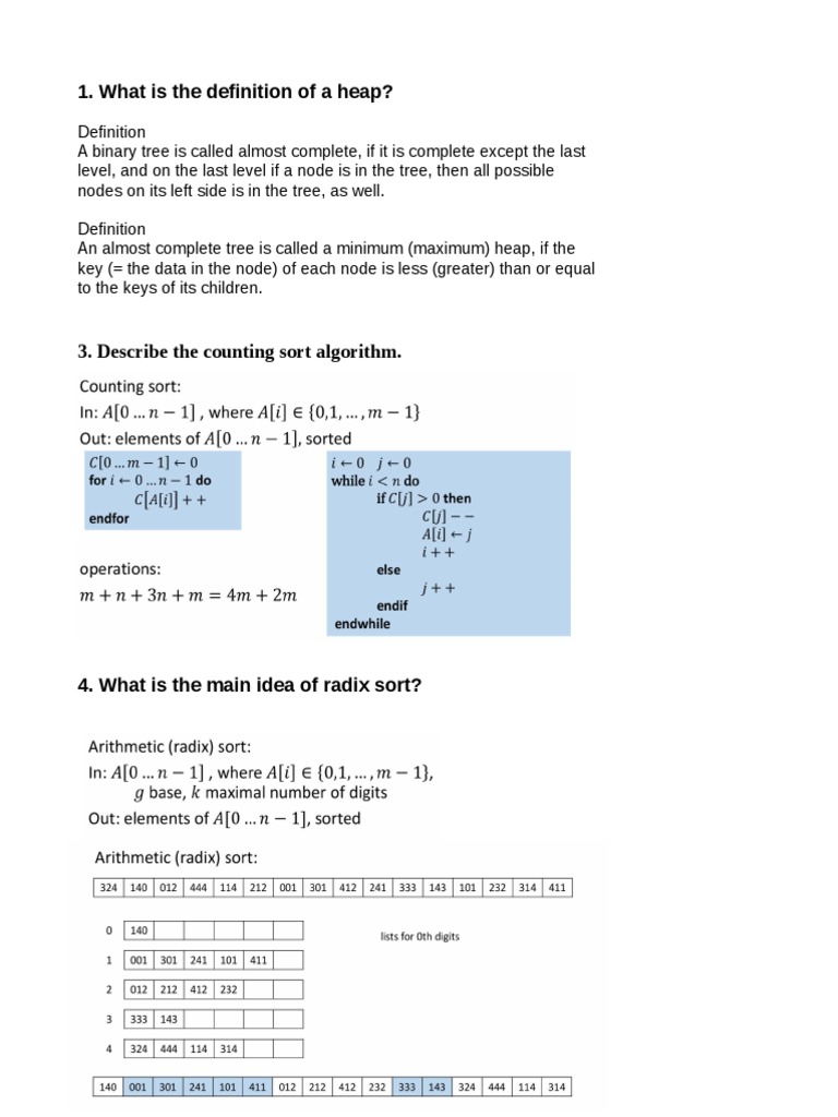 Algorithm Exam | PDF | Permutation | Algorithms