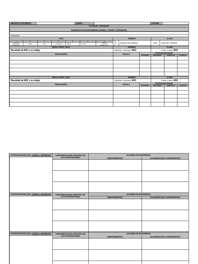 Formato PLACE | PDF | Enfermería | Cuidado de la salud