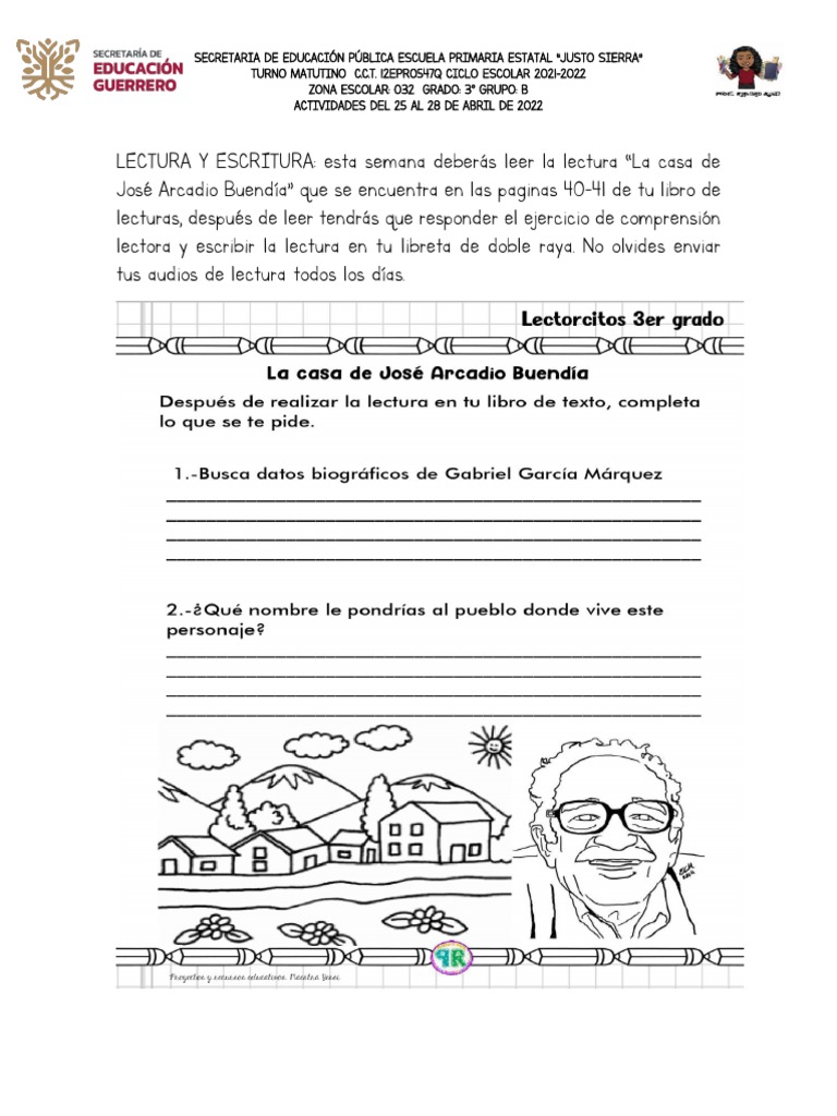 Actividades para Tercer Grado Primaria | PDF
