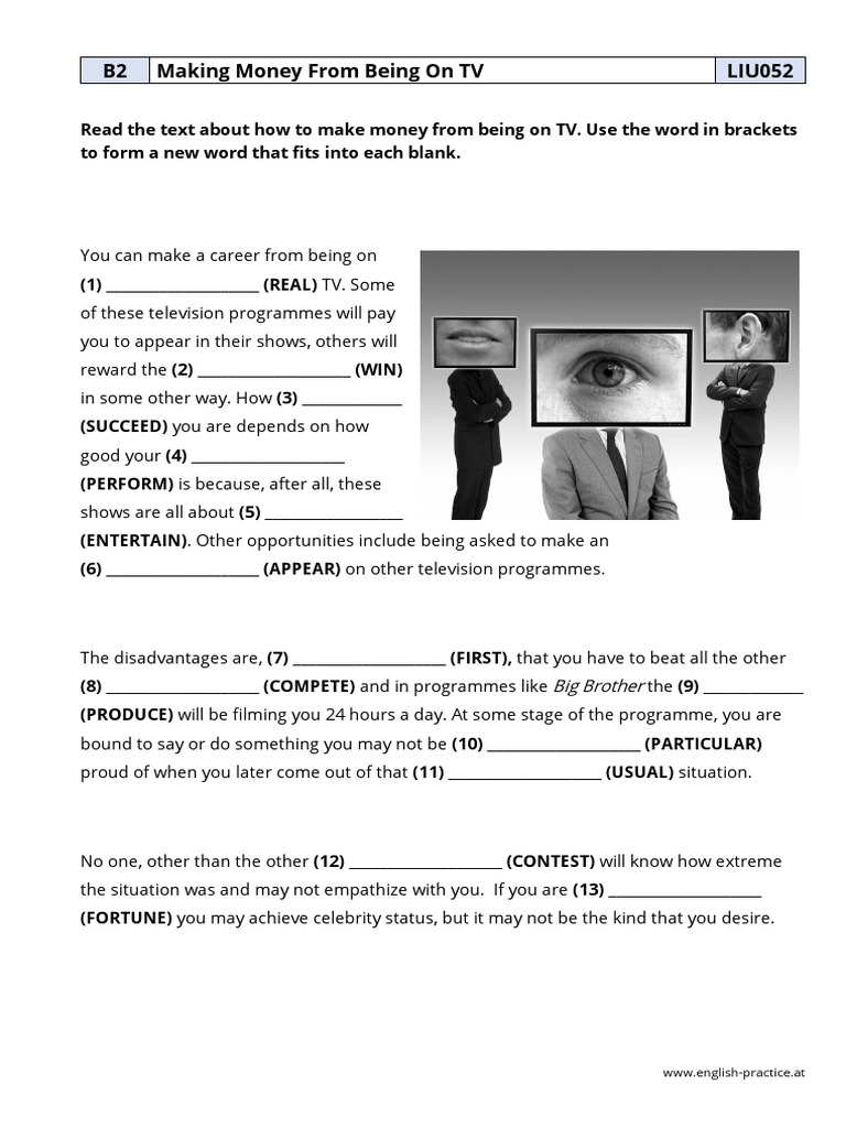 Making Money on Reality TV | PDF | Business | Finance & Money Management