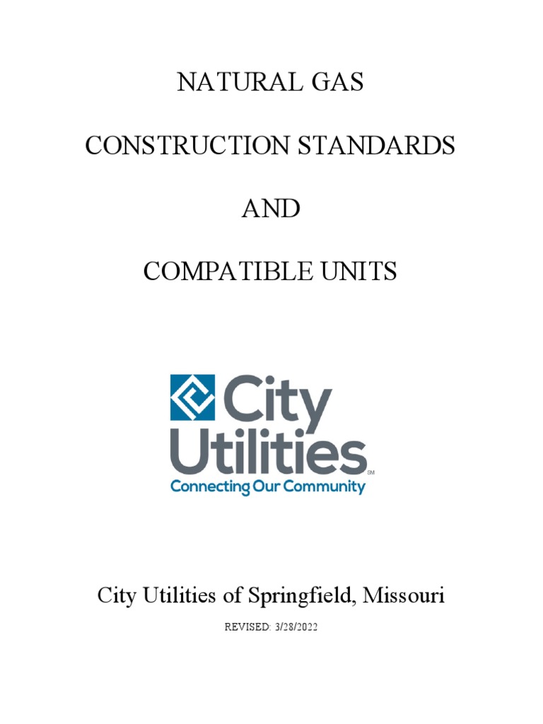 Gas Standards | PDF | Stormwater | Pipe (Fluid Conveyance)