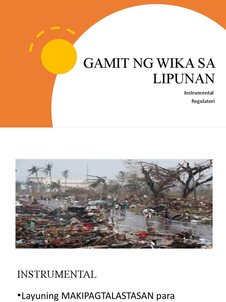 Gamit NG Wika Sa Lipunan | PDF