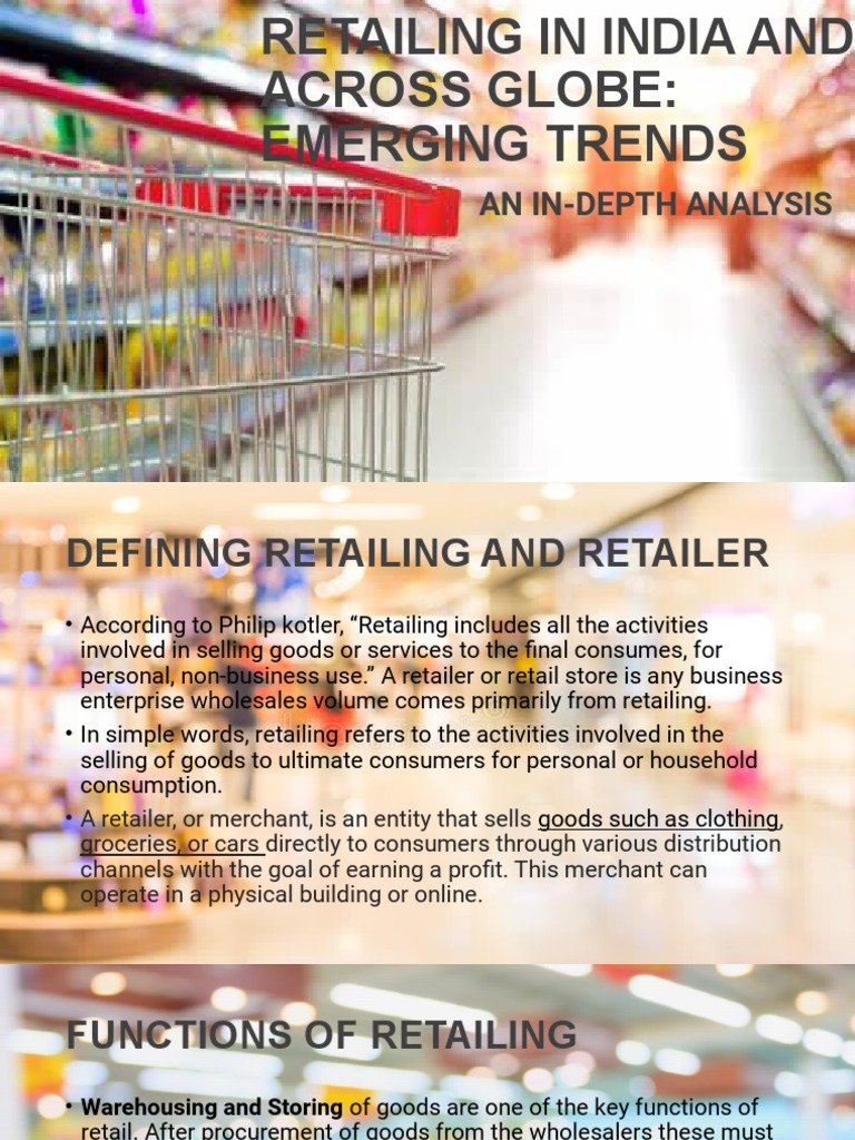 Emerging Retail Trends in India | PDF | Retail | Warehouse