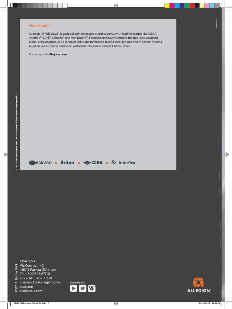 Cisa C3000 | PDF | Manufactured Goods | Equipment