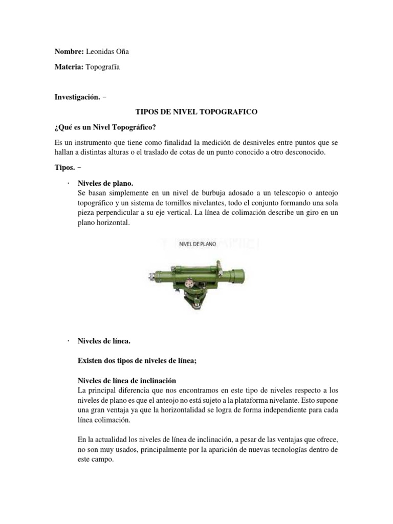 TOP Tar Niveles | Descargar gratis PDF | Óptica | Science