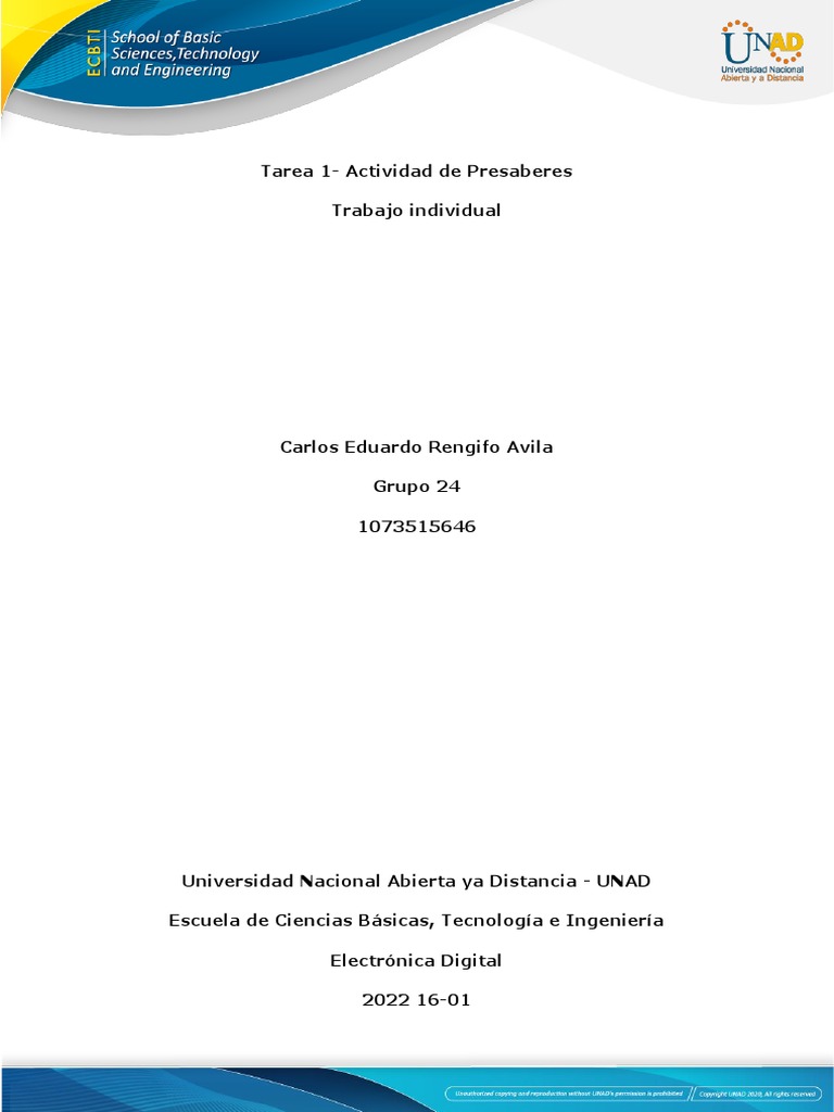 Pre Tarea Carlos Rengifo | PDF | Puerta lógica | Vhdl
